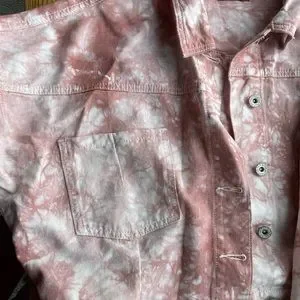 Jackets & Coats | Pink Tie Dye Jean Jacket | Poshmark